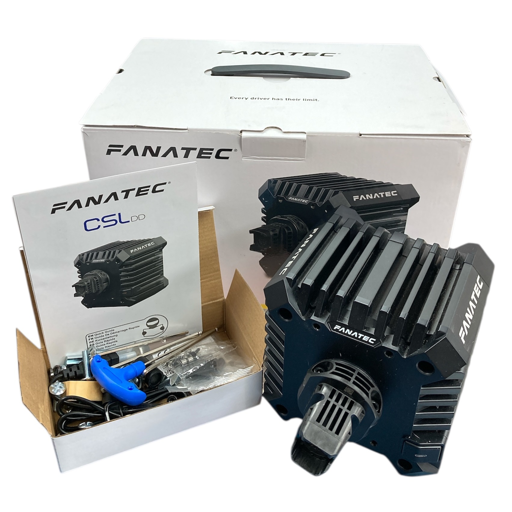 Pre-owned fanatec csl dd wheel base - Own4Less